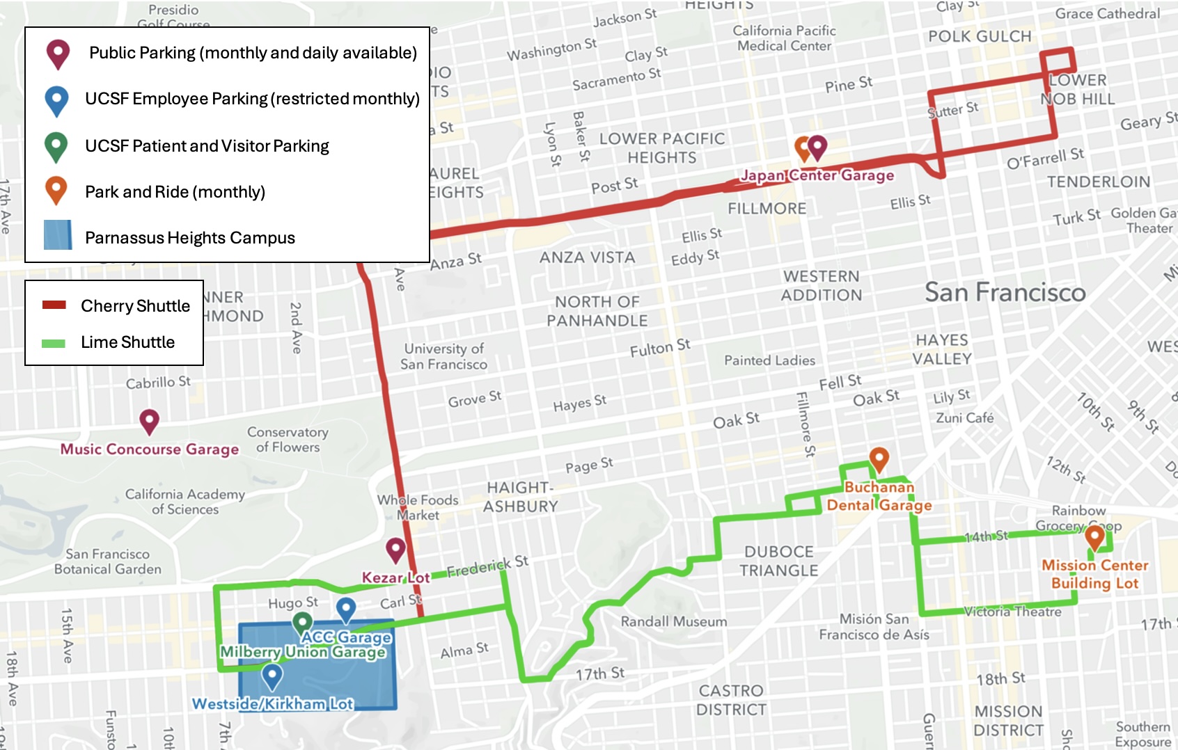 Parnassus Heights | Campus Life Services